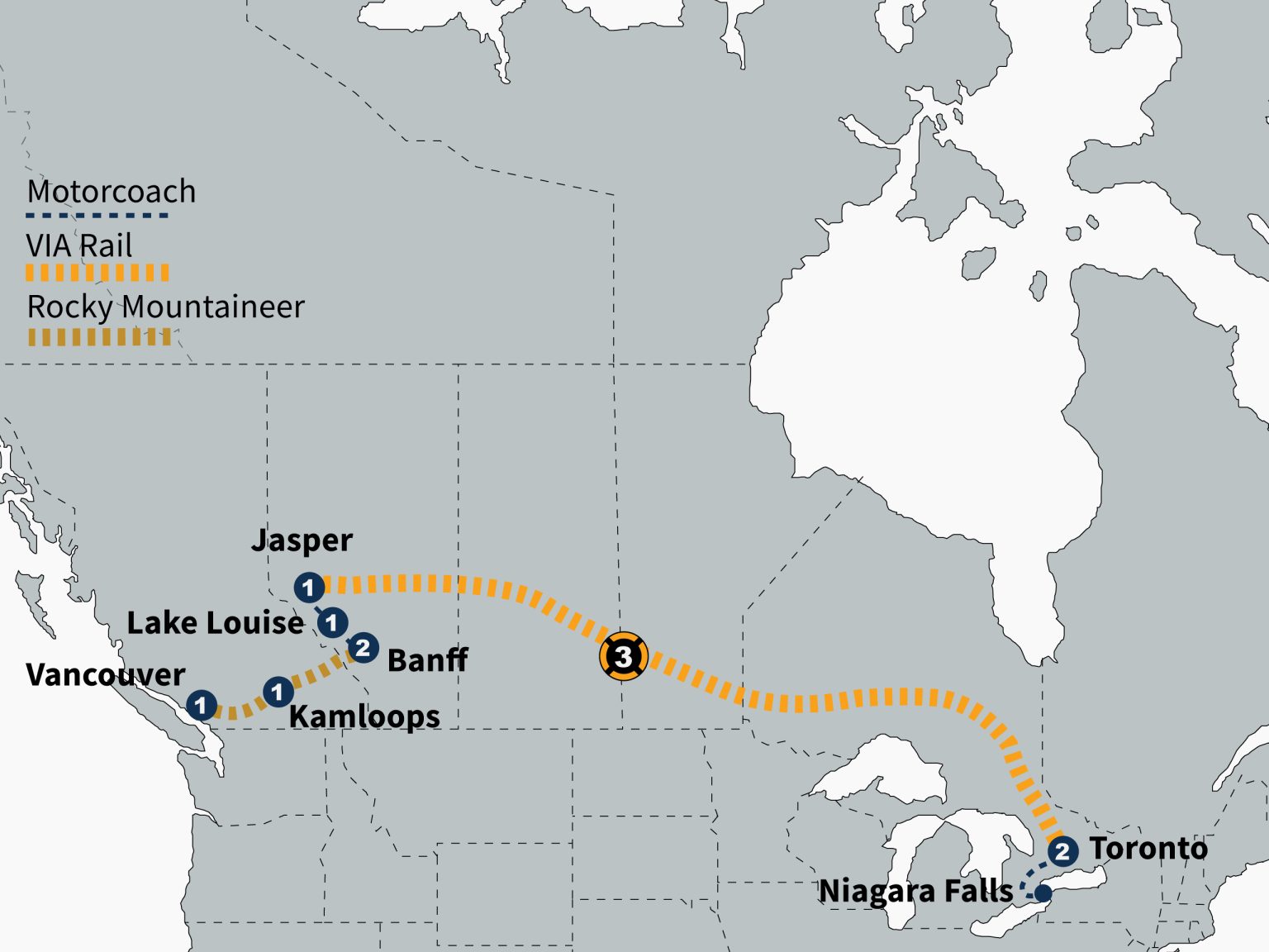 VIA Rail Canadian: Prestige Cabin for Two | Canada Rail Vacations