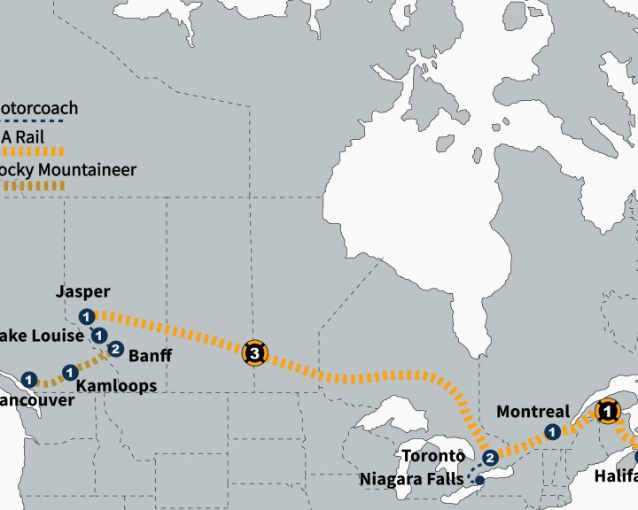 Canadian Luxury Sleeper Train | VIA Rail Prestige Class